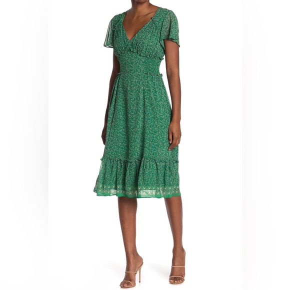 Max Studio | Dresses | Max Studio Green Midi Dress | Poshmark